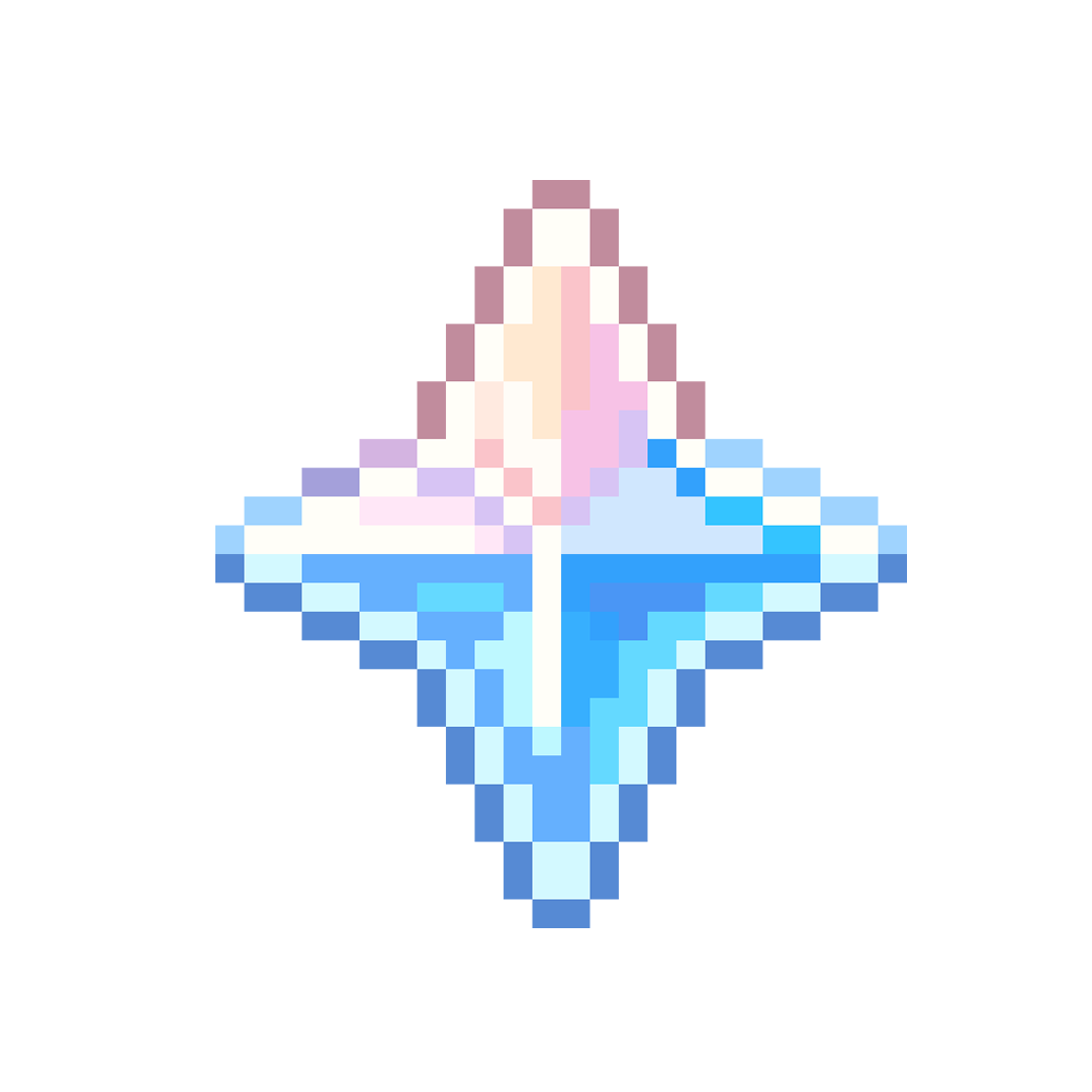 原神「原石」ドット絵イラスト フリー素材 | シンプルなフリー素材 そざいのえん